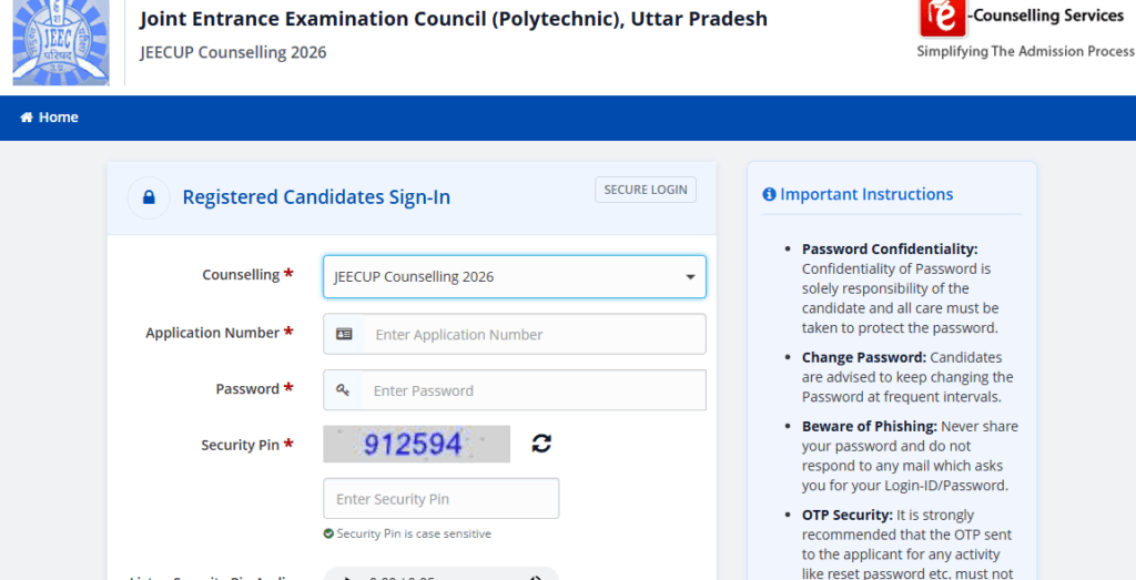 JEECUP Seat Allotment Result 2026 Link Check UP Polytechnic Round 1st ...